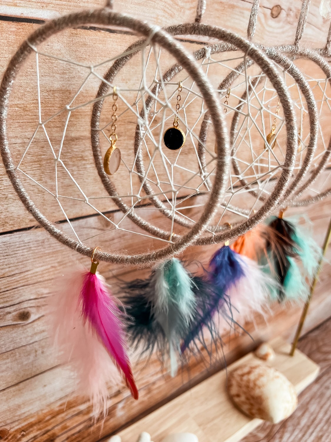 Mini attrape rêve lithothérapie | Grain de Fantaisies